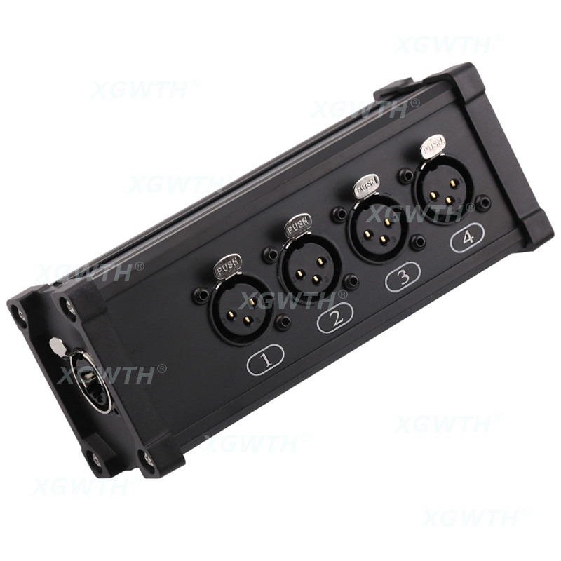 Jual Passive Cable Splitter Stagebox with RJ 45 Jack to 4 XLR Combo for ...