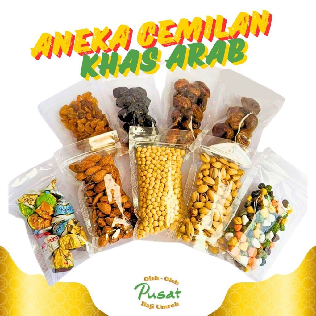 Jual Aneka Cemilan Jajanan Makanan Khas Arab Oleh Oleh Haji dan Umroh ...