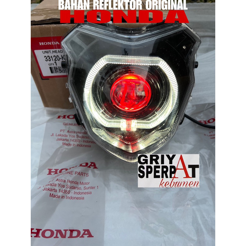 Jual Lampu sepan honda CRF biled billed Bahan original honda | Shopee ...