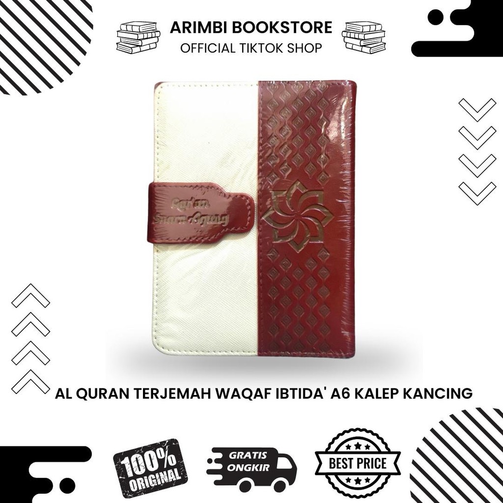 Jual Al Quran Terjemah Waqaf Ibtida' A6 Kalep Kancing - ungu pink ...