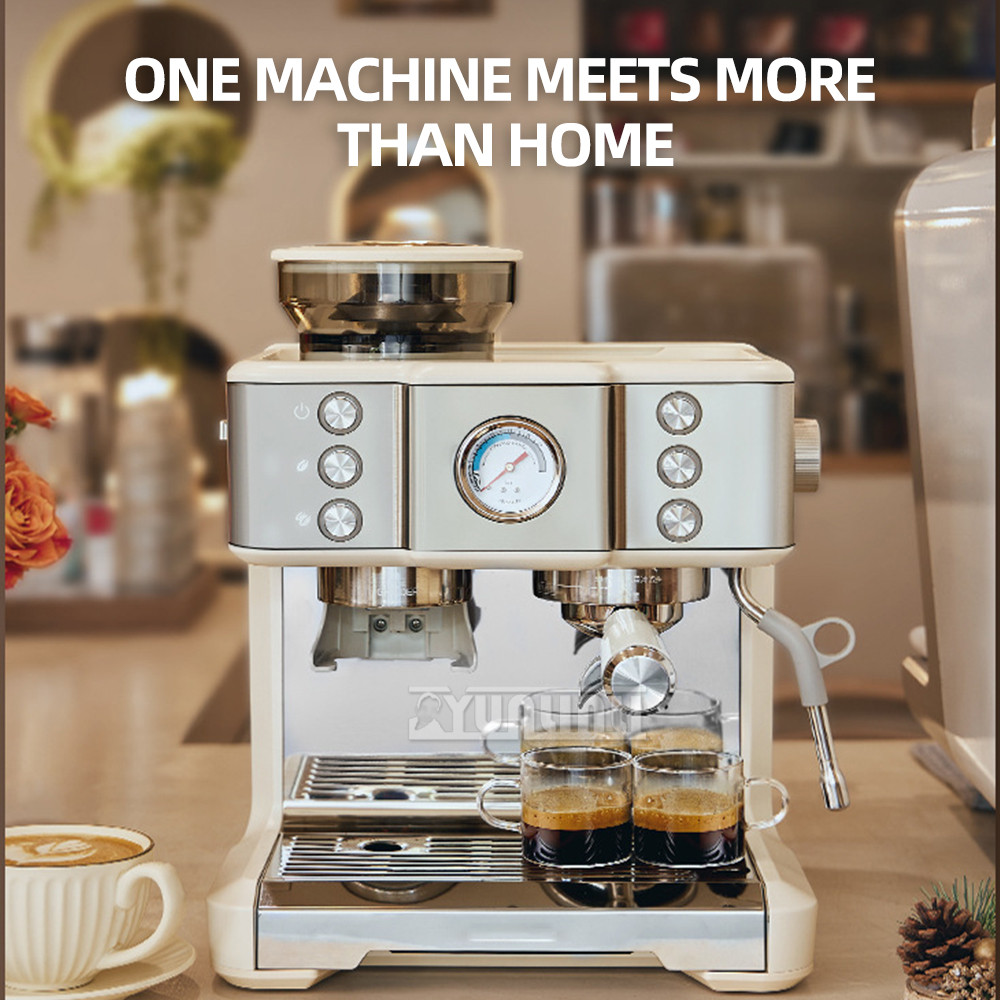 Jual Household Coffee Maker Electric Espresso Machine Coffee Beans ...