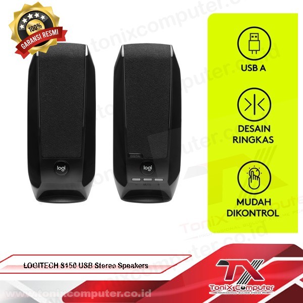 Jual LOGITECH - LOGITECH S150 USB Stereo Speakers | Speaker PC ...