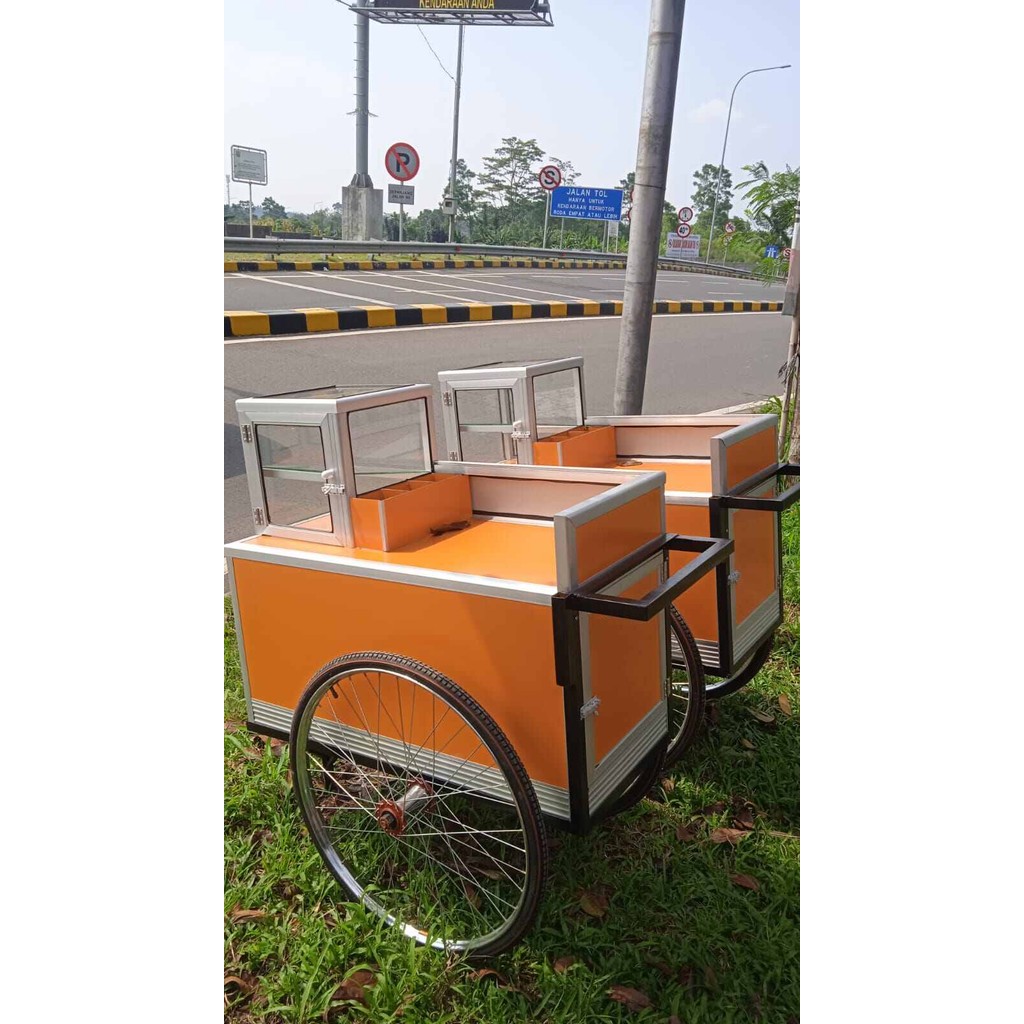 Jual Gerobak Jualan/ Gerobak Cilok/ Gerobak Jualan Keliling | Shopee ...