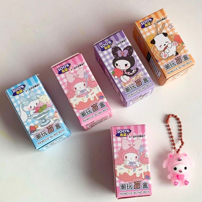 Jual CUTE CHARACTER KEYCHAIN BLIND BOX mainan anak kejutan hadiah lucu ...