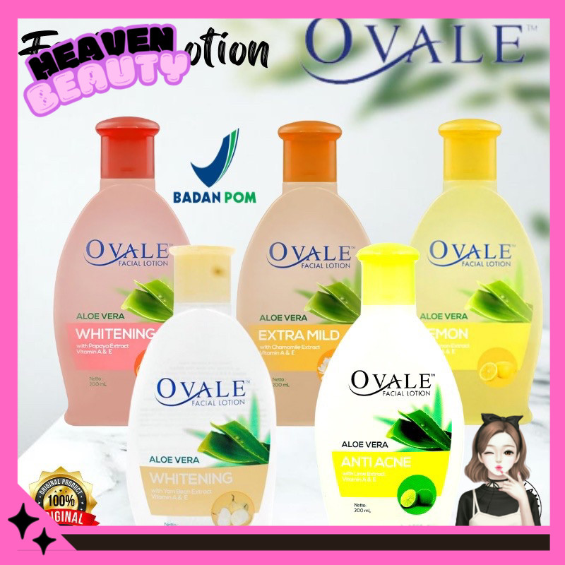 Jual Ovale Facial Lotion 2in1 100ml Oval Pembersih wajah Whitening ...