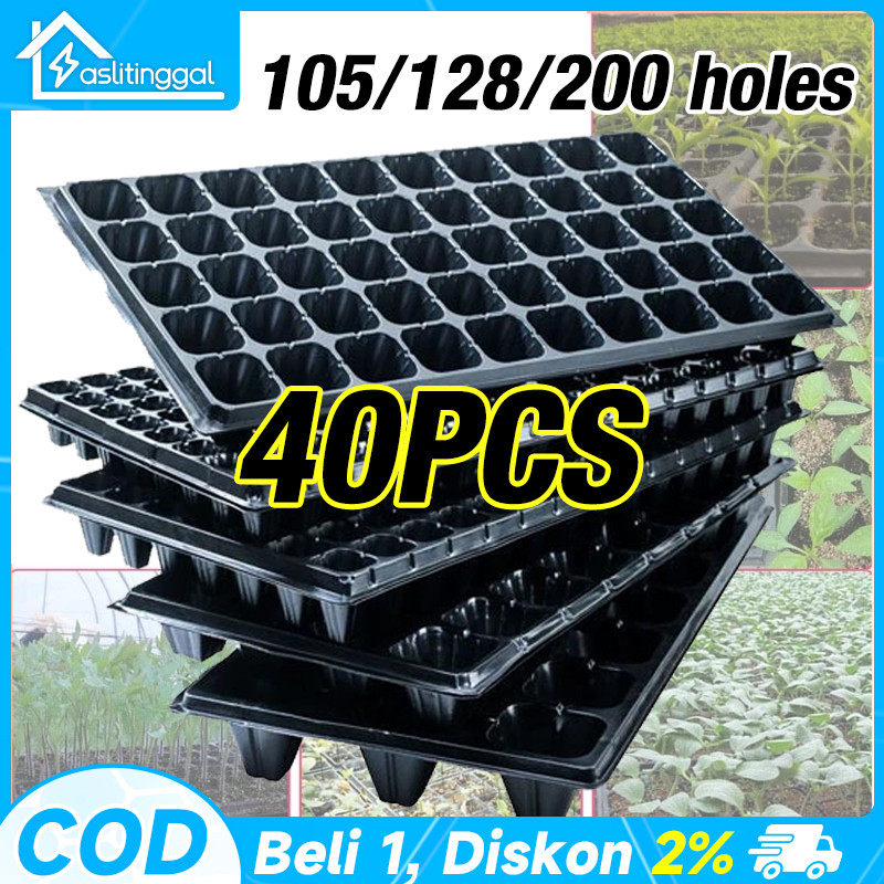 Jual 10PCS/20PCS/30PCS/40PCS Tray Semai Pot Tray Penyemaian Bibit ...
