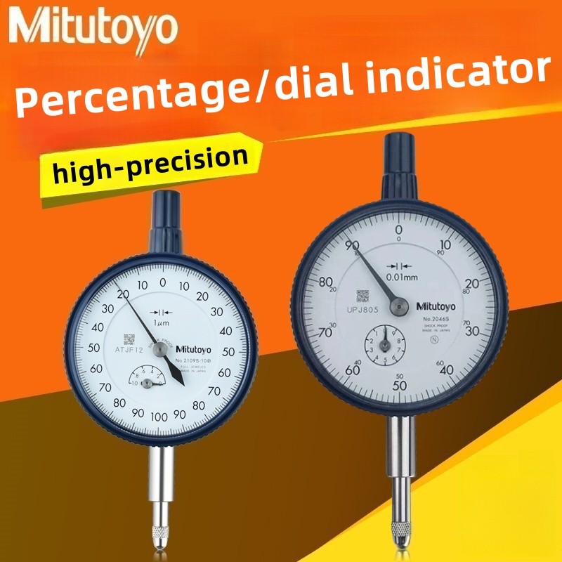Jual Mitutoyo 2046S Standard Plunger Dial Indicator 10mm Gauge Test ...