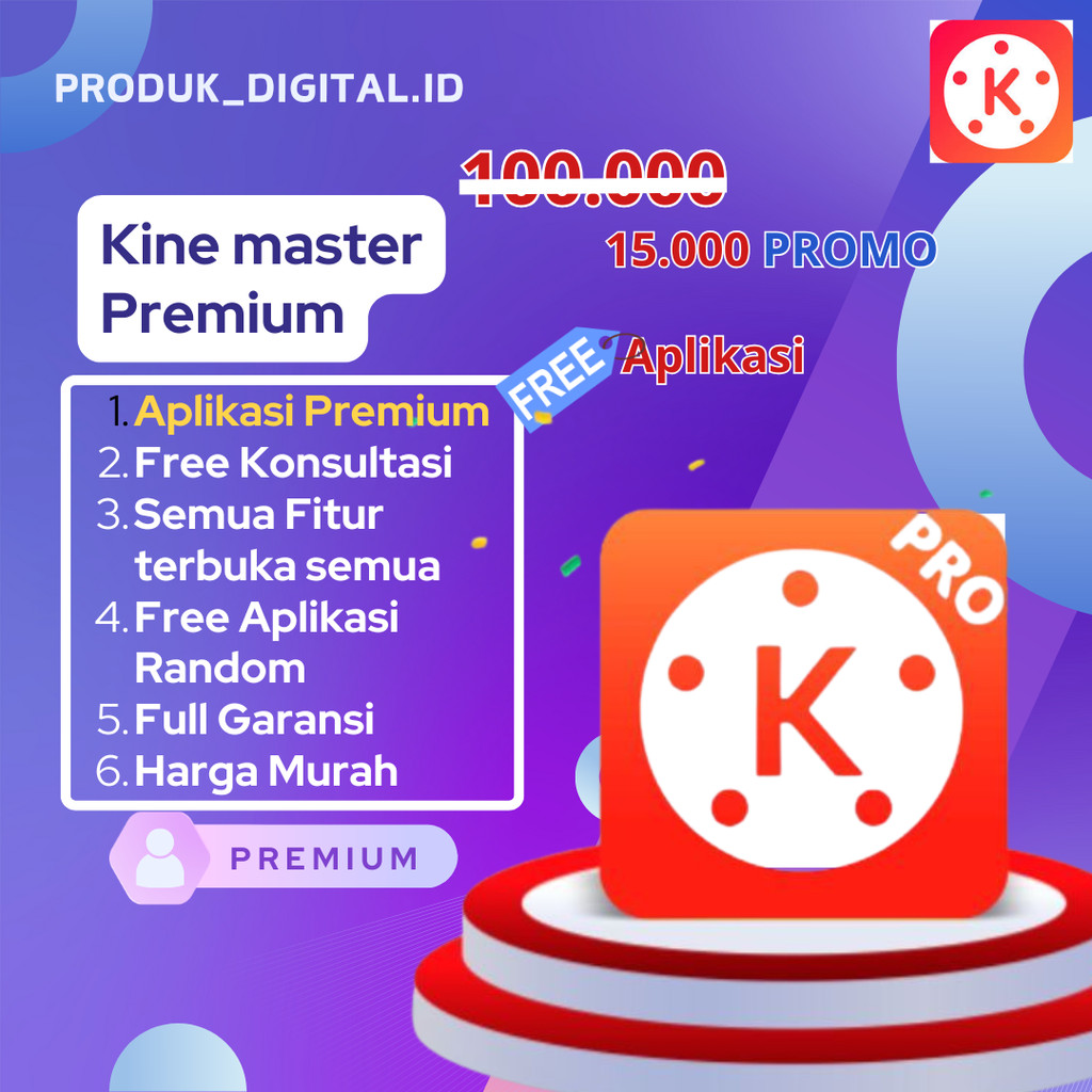 Jual Kinemaster Premium Full Version Android Terbaru | Shopee Indonesia