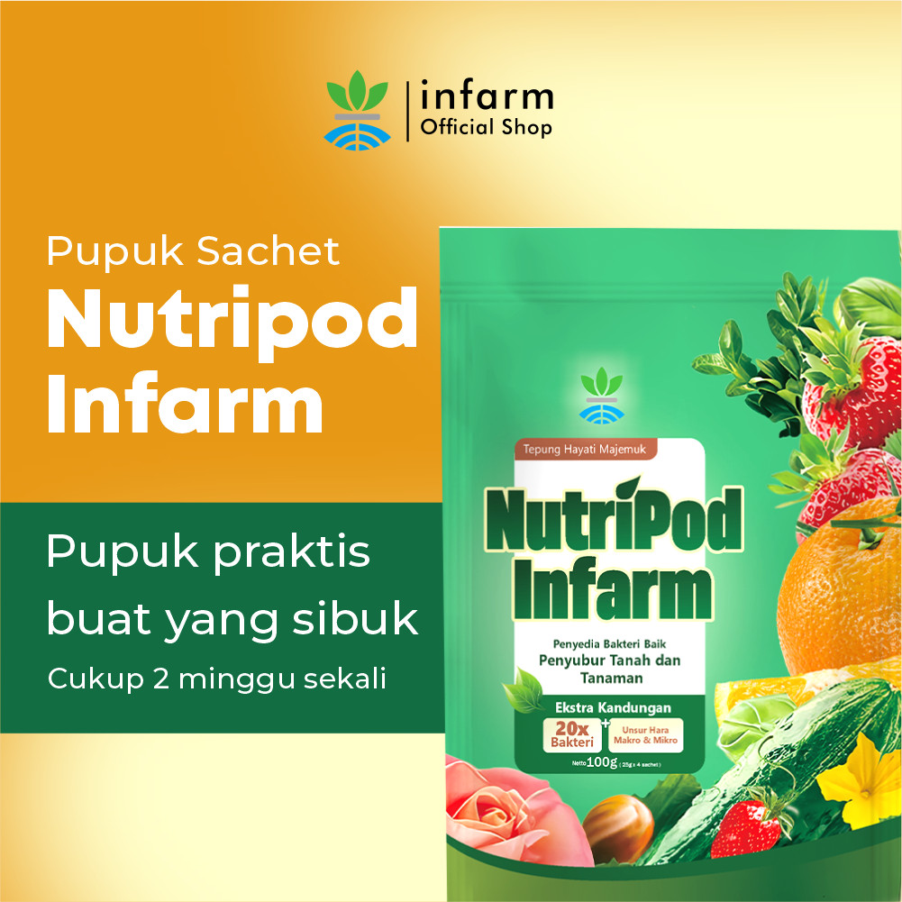 Jual INFARM - Nutripod Pupuk Hayati Sachet Isi Bakteri Baik Unsur Hara ...