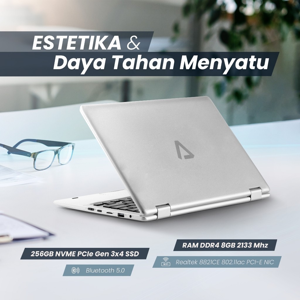 Jual AMOLI 2 in1 Laptop Touchscreen Intel N4020 Ram 8 GB + 512 GB SSD ...