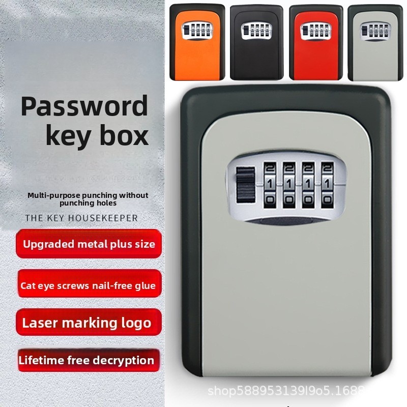 Jual Password Key Box Wall Mounted Construction Site Home Door Cat Eye ...