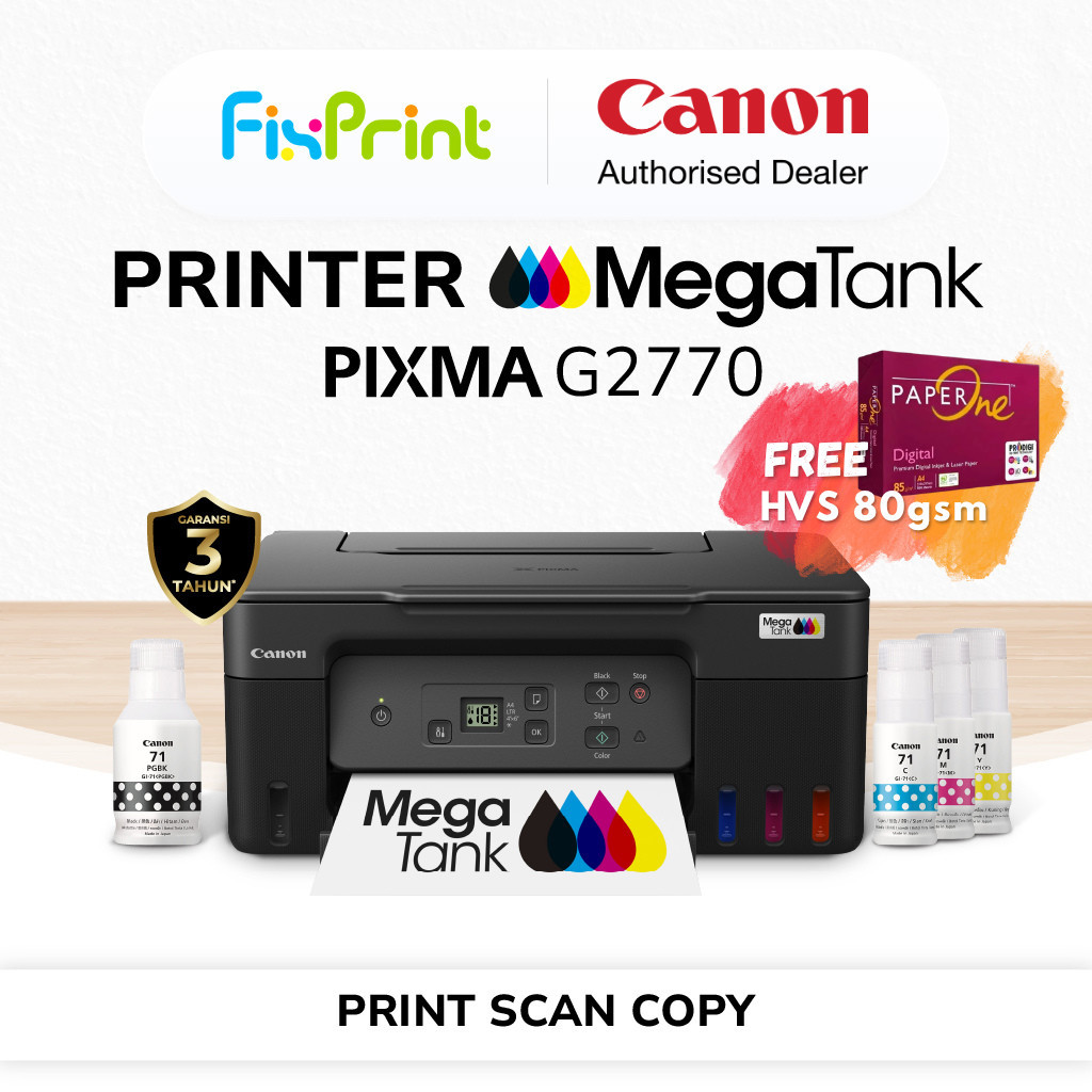 Jual FixPrint Printer Canon G2770 Upgrade Pengganti L3210 | Ink Tank ...