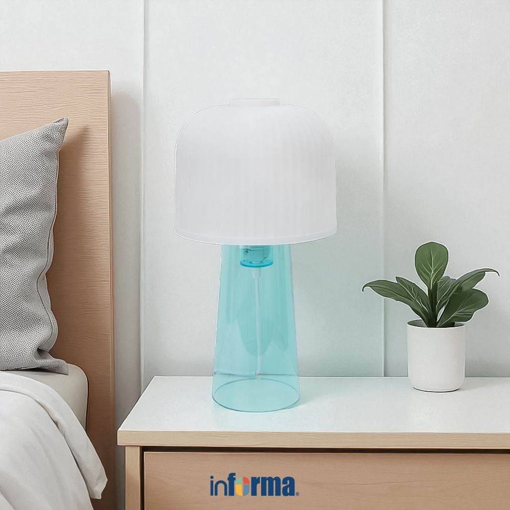 Jual Informa Belle Lampu Meja - Biru Muda Decorative Table Lamp Lampu ...