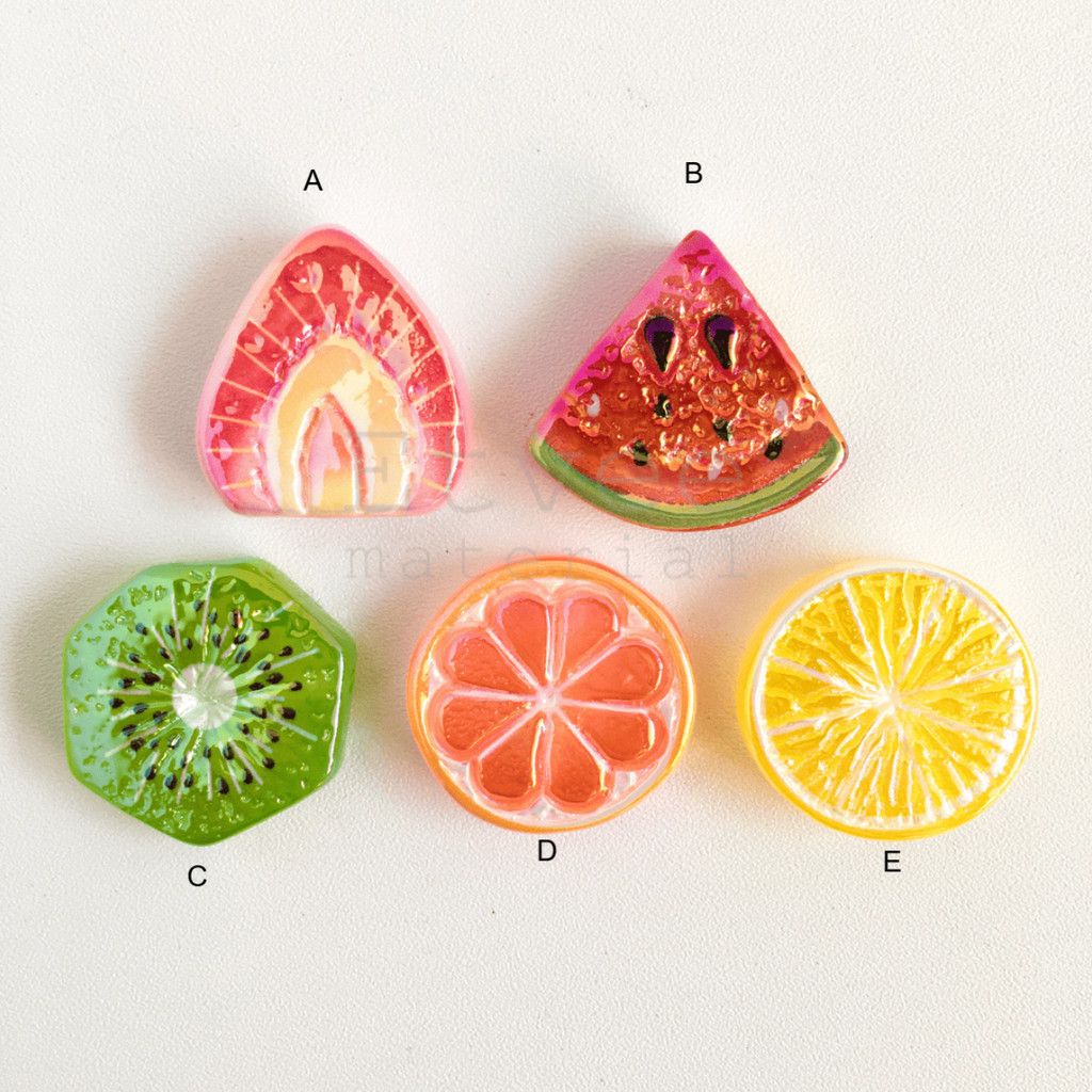 Jual Manik mote UV potong buah buahan slice fruit | Shopee Indonesia