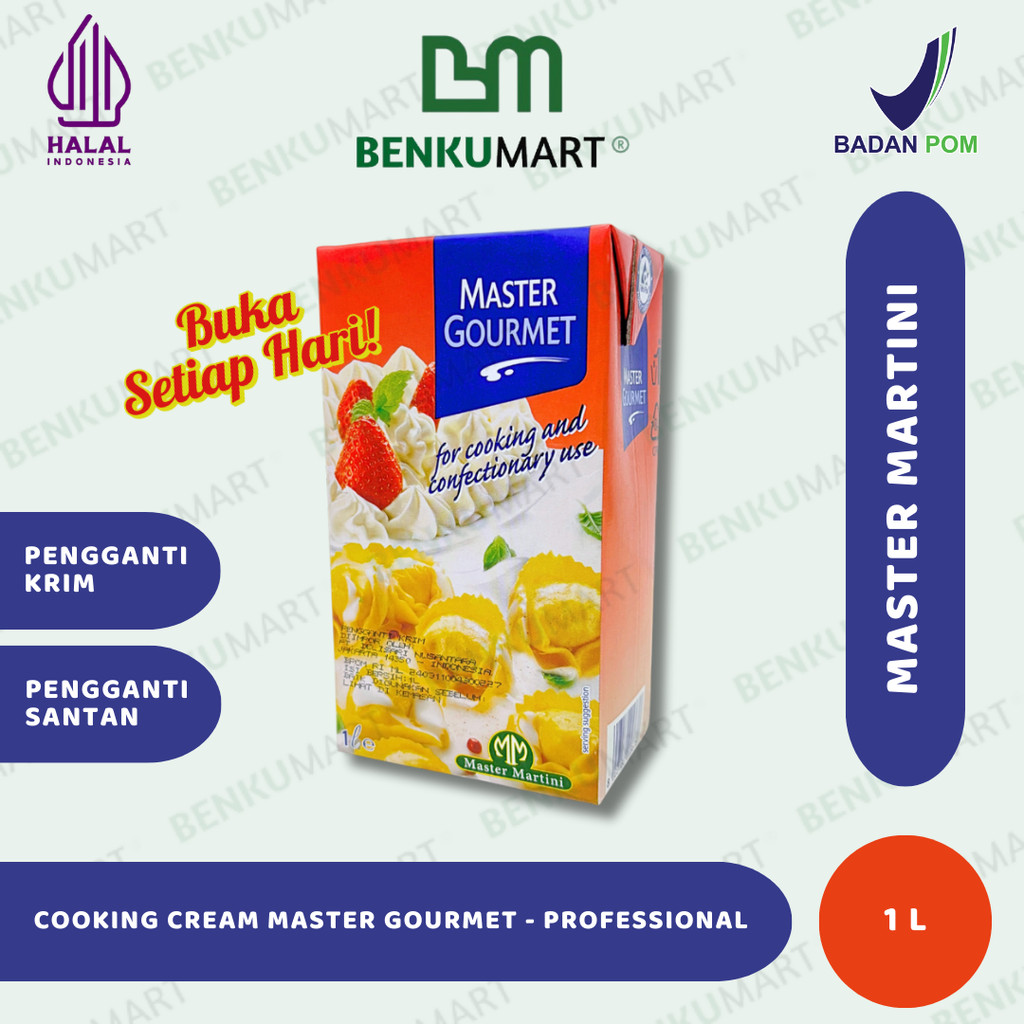 Jual Master Gourmet Professional Cooking Cream (1 Liter) | Master ...