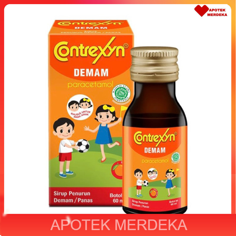 Jual Contrexyn sirup 60 ml ( sirup penurun demam anak ) / Contrexin ...