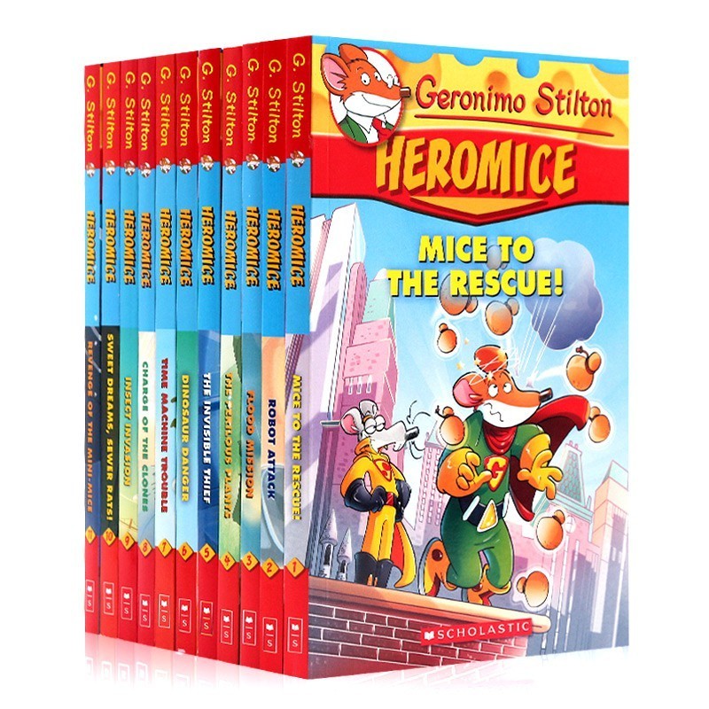 Jual Geronimo Stilton - Heromice Series (11 Books) | Shopee Indonesia