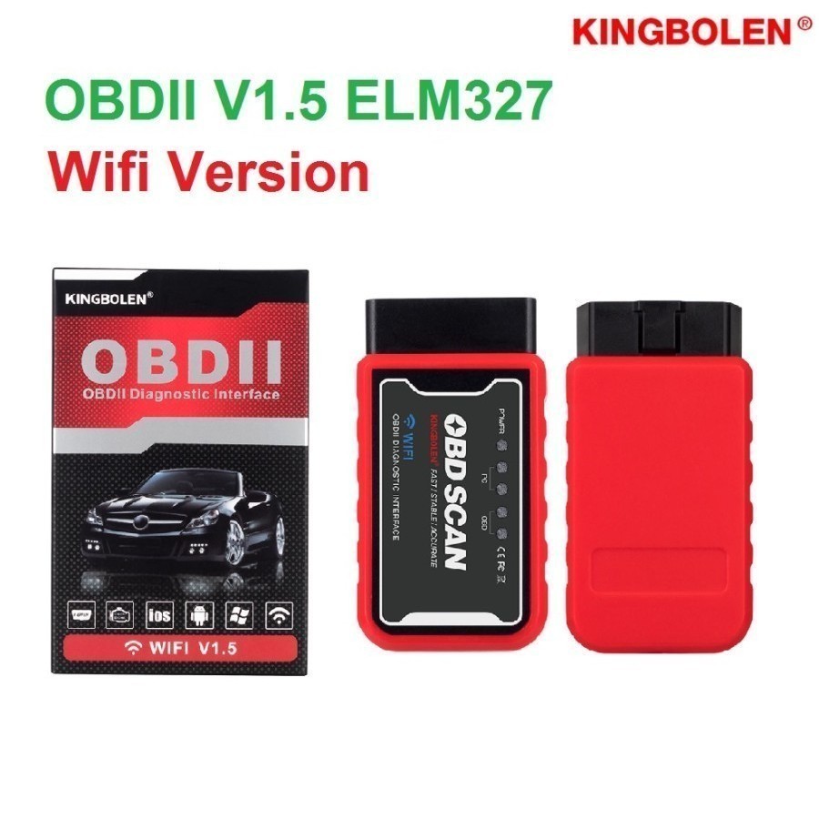 Jual ori ELM327 WIFI OBD2 OBD II scanner ECU clear DTC hapus check ...