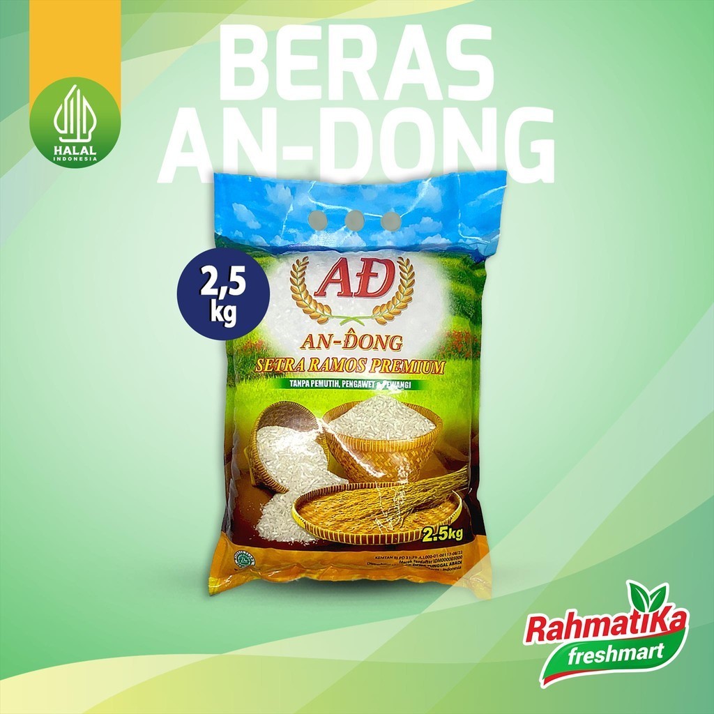 Jual An-Dong Beras Setra Ramos Premium 2,5 Kg | Shopee Indonesia