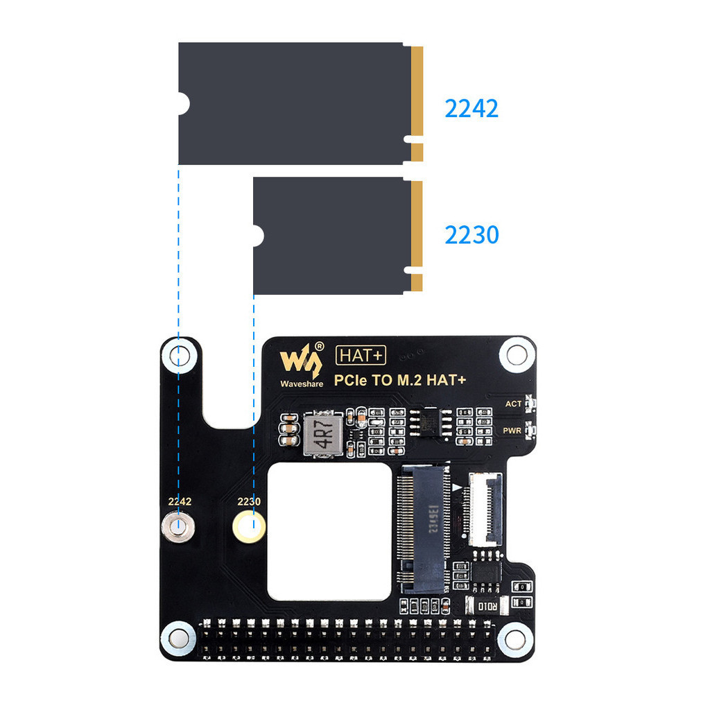 Jual Raspberry Pi 5 PCIe to M.2 HAT NVME High Speed Expansion Board ...