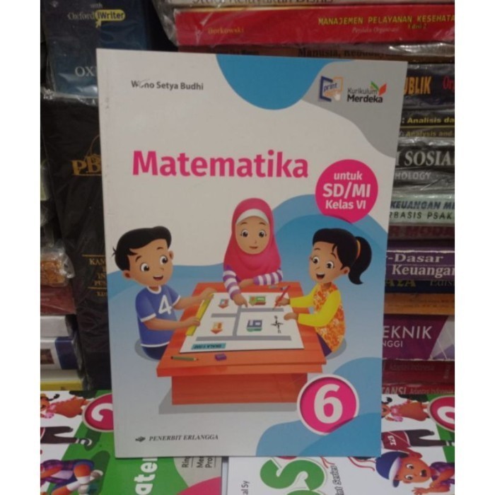 Jual Buku Matematika kelas 6 untuk SD/MI kurikulum Merdeka Erlangga | Shopee Indonesia