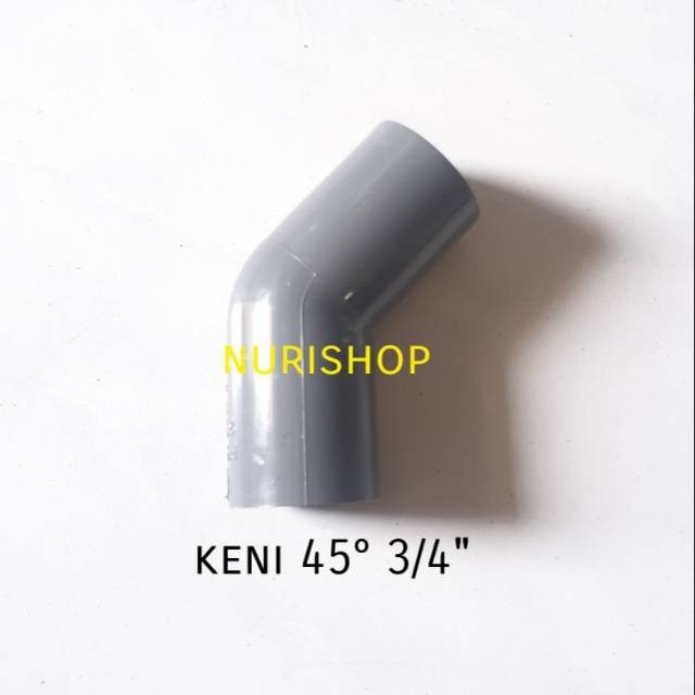 Jual Elbow 45 derajat 3/4" / knee / keni / knie / kenie pvc AW 45 x 3/4"/ Elbow 3/4 | Shopee ...