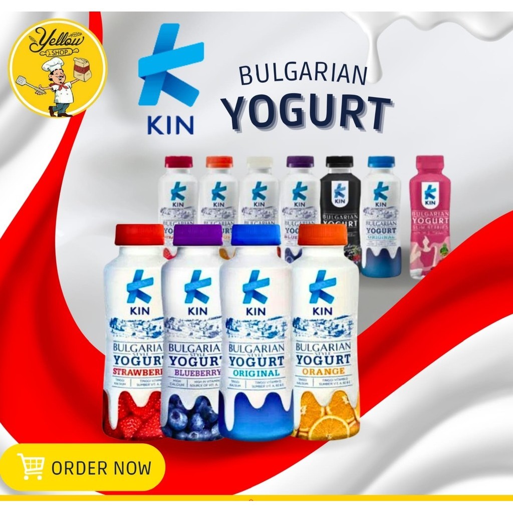 Jual Kin Bulgarian Yogurt / Minuman Yoghurt 200ml | Shopee Indonesia