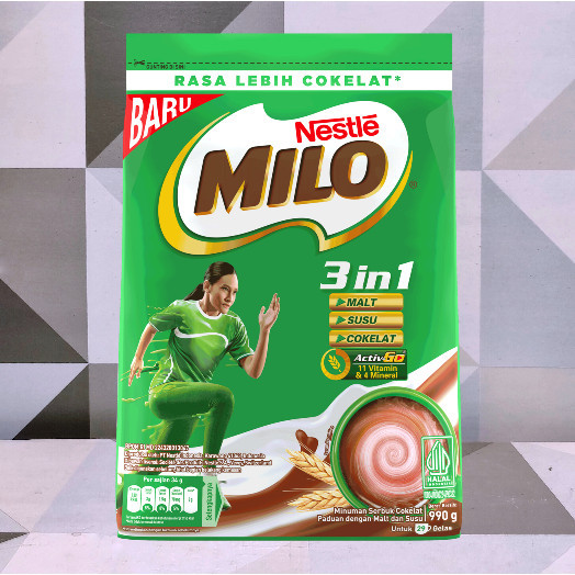Jual MILO 3 IN 1 Kemasan 790 / 990 GR / Sachet | Shopee Indonesia