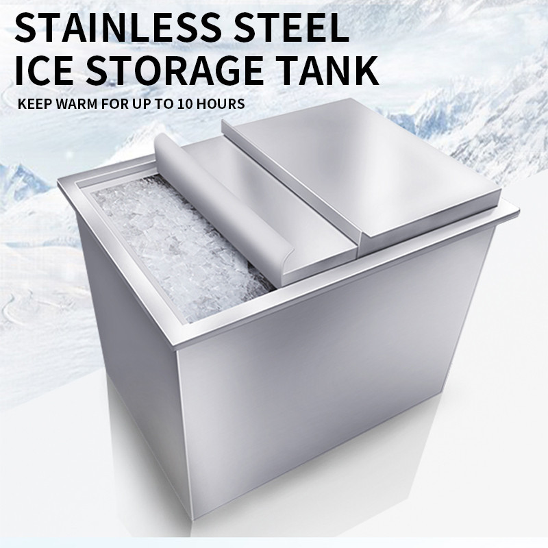 Jual Coffee shop special ice storage 304 stainless steel milk tea shop ...