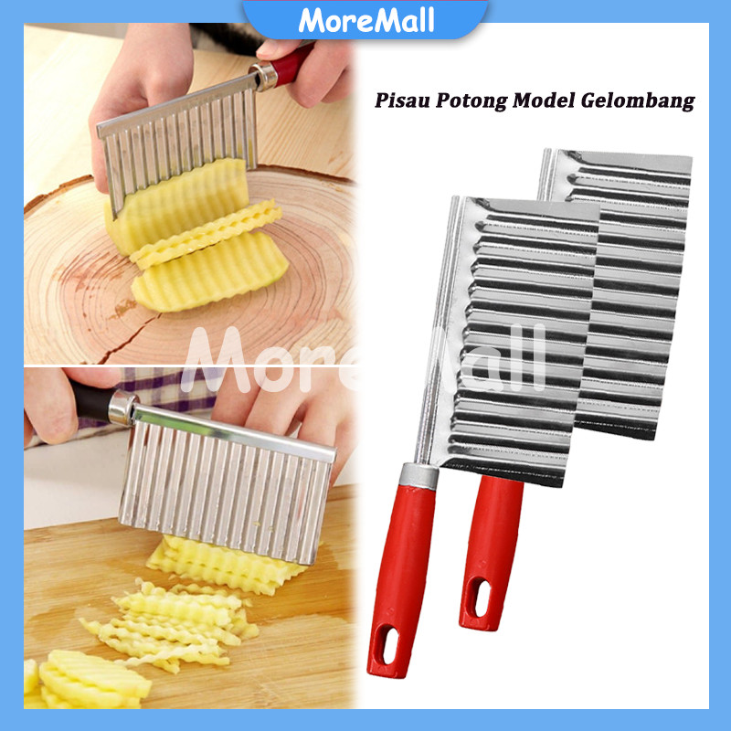 Jual Pisau Ulir Pemotong Kentang/Pisau Potong Model Gelombang | Shopee ...