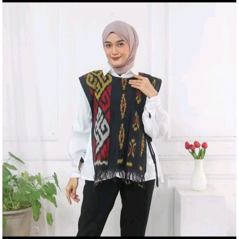 Jual [ READY STOK ] VEST PENDEK VIRAL MOTIF TORAJA, ASMAT, KALIMANTAN ...