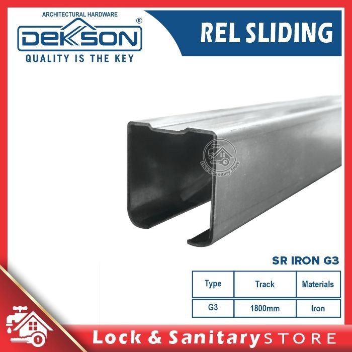 Jual Rel Sliding Dekson Dekkson SR Iron G3 1800mm Rel Sliding Besi ...