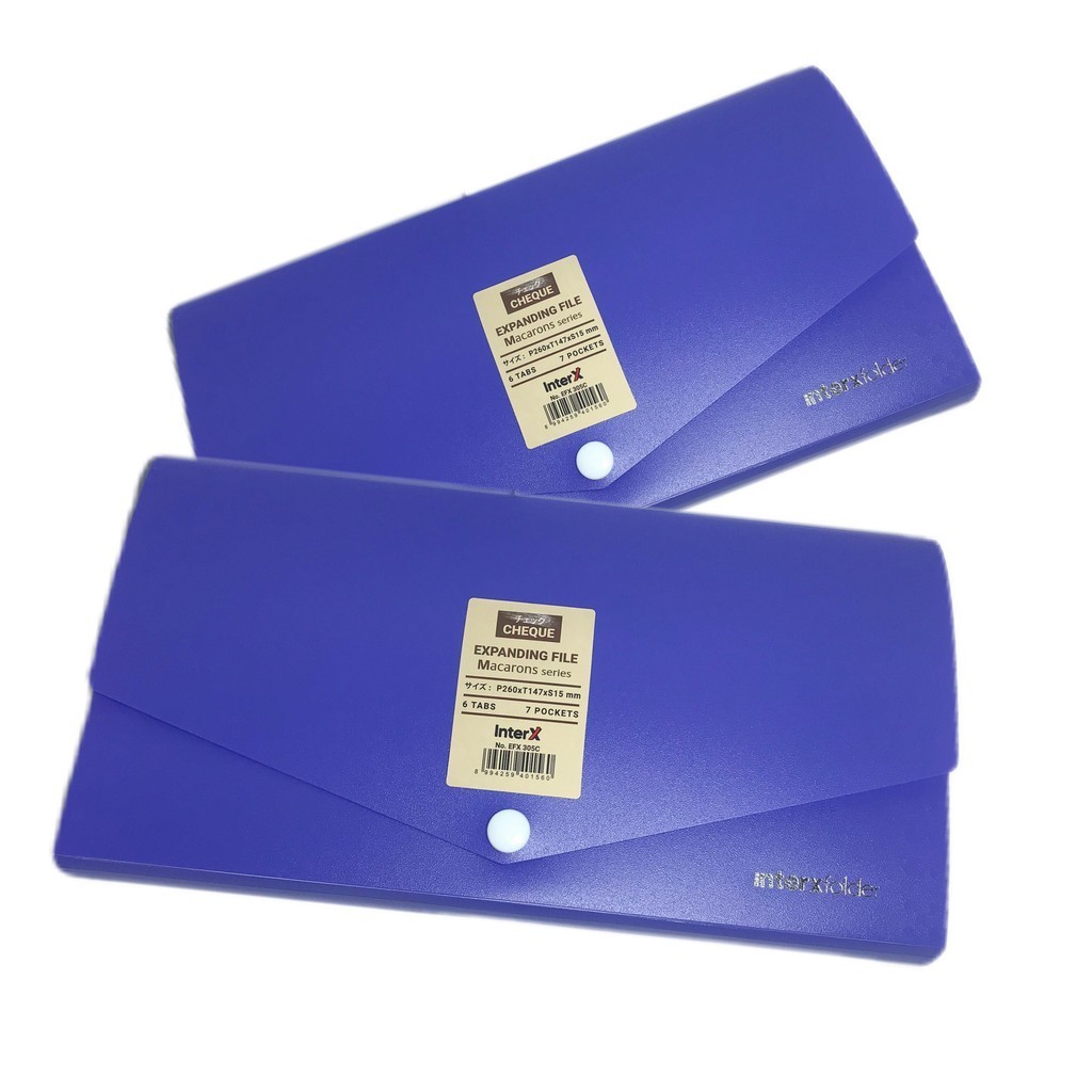 Jual INTERX - Expanding File Cheque 7 Pocket Warna Random - Pcs ...