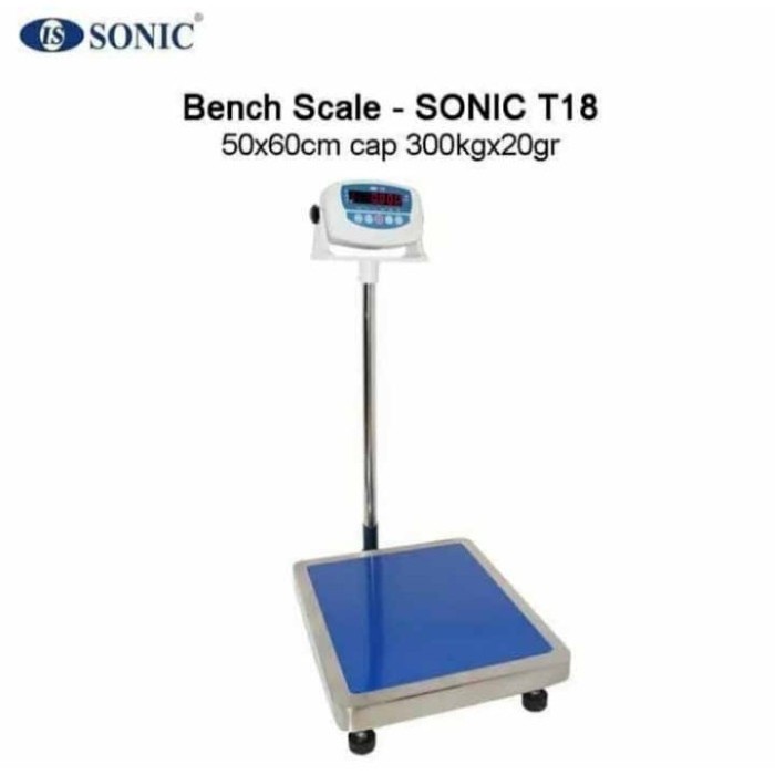 Jual timbangan duduk/barang SONIC T18 300kg x 20gr | Shopee Indonesia