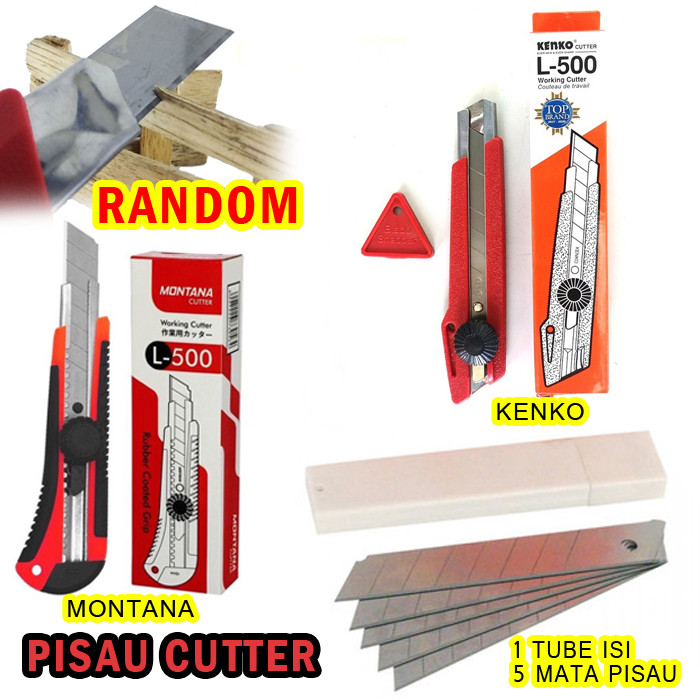 Jual Pisau Cutter Pemotong Tajam Kuat Perkakas Rumah Tangga Kantor ...