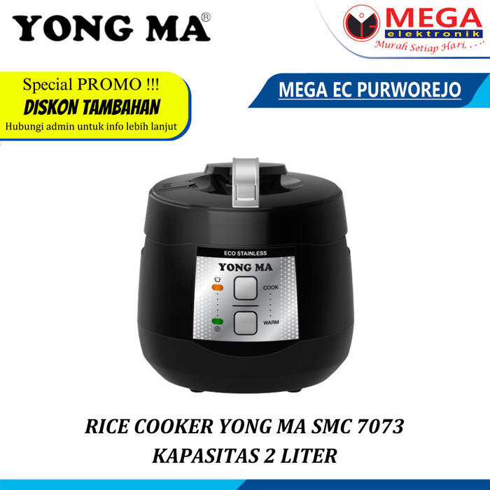 Jual RICE COOKER YONG MA SMC 7073 KAPASITAS 2 LITER | Shopee Indonesia