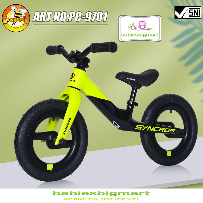 Jual Balance Bike Push Bike PACIFIC PB 9701 SYNCROS Magnesium Ban Pompa ...