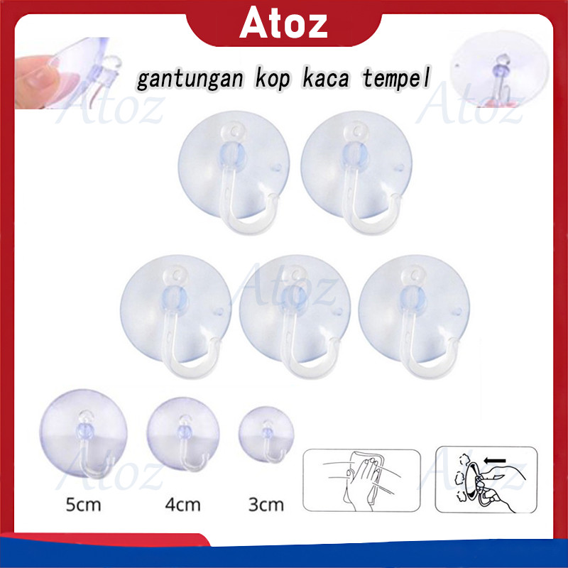 Jual gantungan kop kaca tempel/gantungan kop kaca tempel besar/tempelan ...