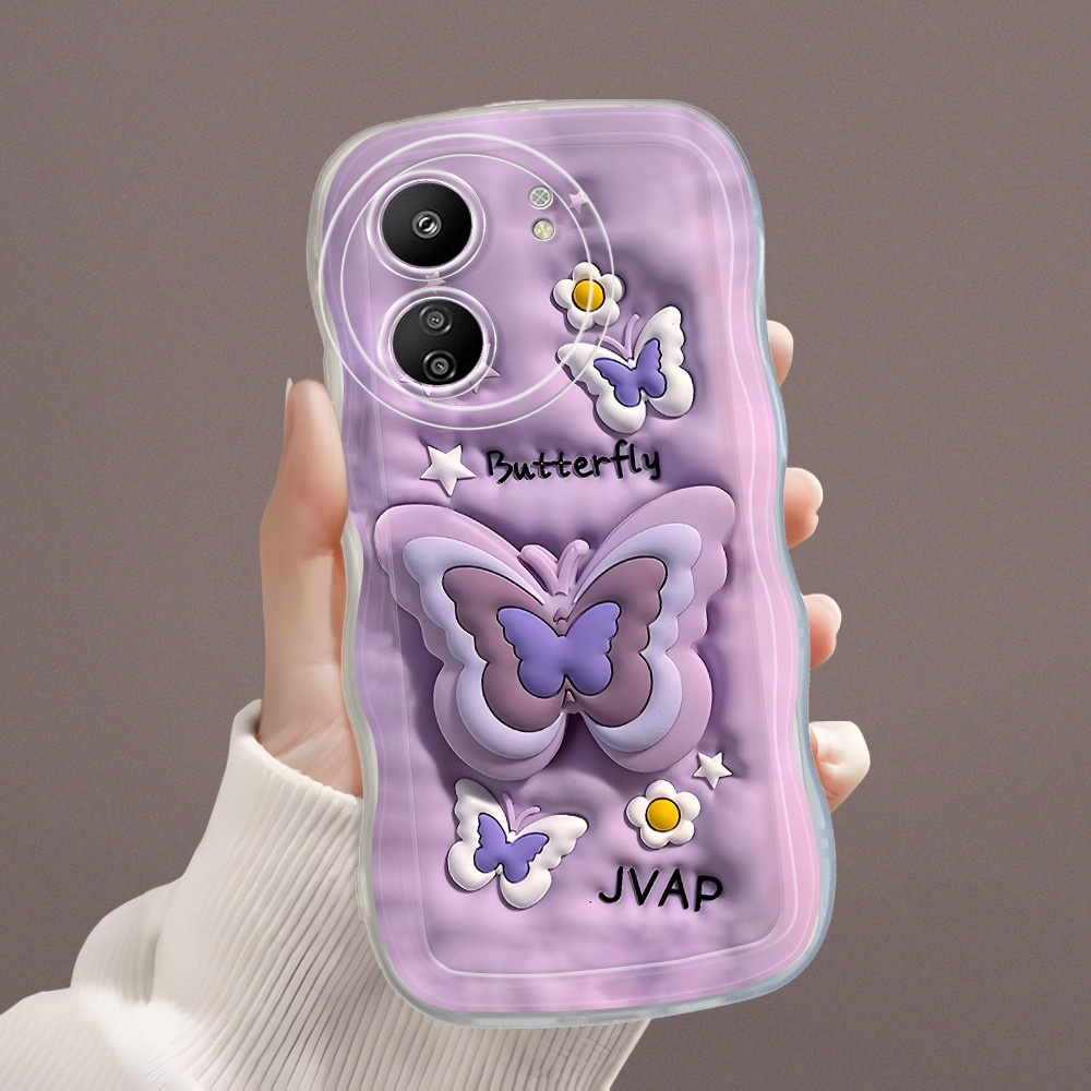 Jual Xiaomi Poco C65 Redmi 13C Untuk Hp Casing Softcase Purple ...