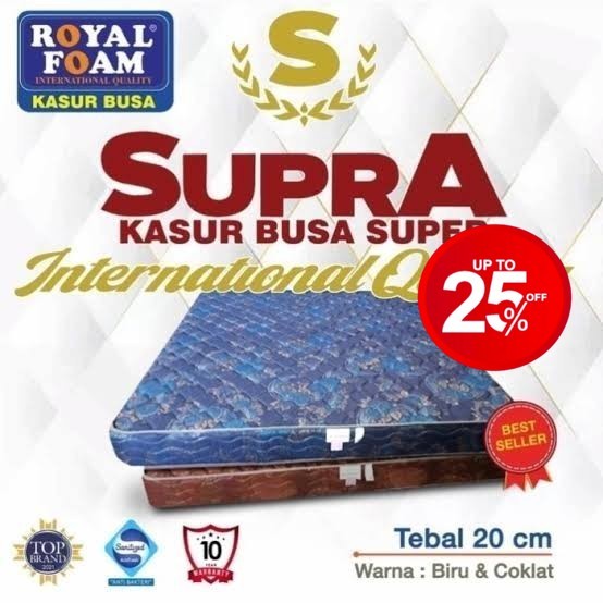 Jual Kasur Busa Royal Foam Supra Garansi 10Tahun | Shopee Indonesia