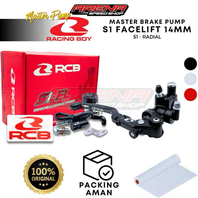 Jual RCB Racingboy Master Brake Pump S1 Facelift 14mm Radial - Master ...