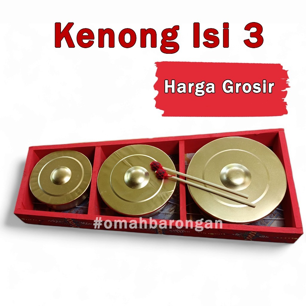 Jual Kenong Gamelan Mainan Isi 3 Alat Musik Tradisional | Shopee Indonesia