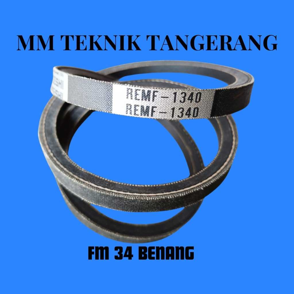 Jual Vanbelt FM34 Benang Tali Ban Kipas REMF 1340 Van Fan Belt FM 34 ...