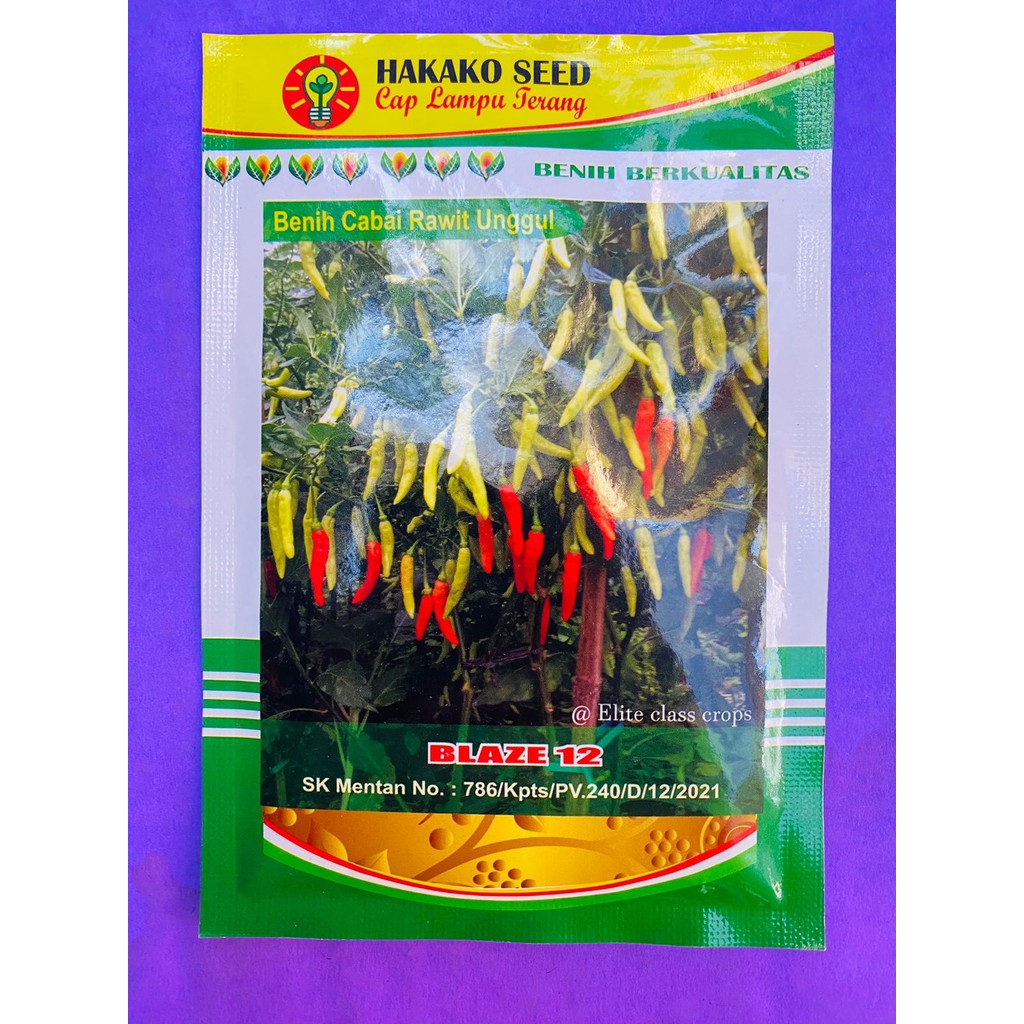 Jual BLAZE 12 Benih cabai rawit unggul tipe merunduk isi 10gr dari ...