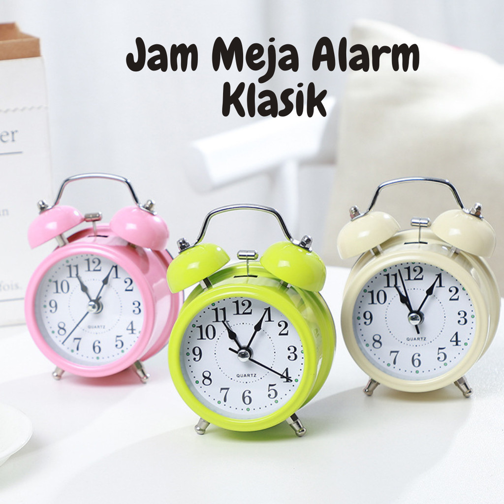 Jual Jam Weker Meja Jam ALARM CLOCK CLASSIC | Shopee Indonesia