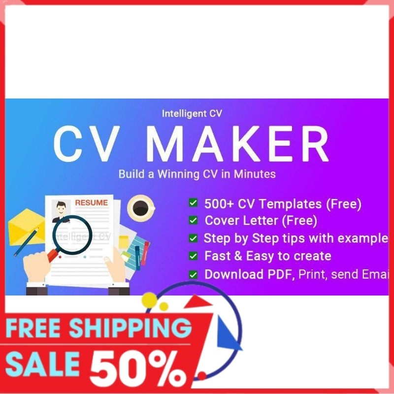 Jual Software Aplikasi pembuat Resume Cv Maker Android Digital | Shopee ...