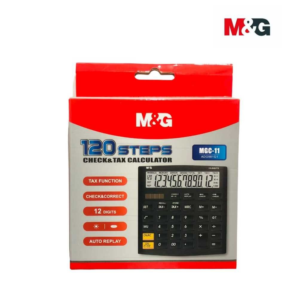 Jual Calculator M&G 12 Digits MGC-11 #ADG981G1 Kalkulator 120 Steps Kalkulator Auto Replay SHABG ...