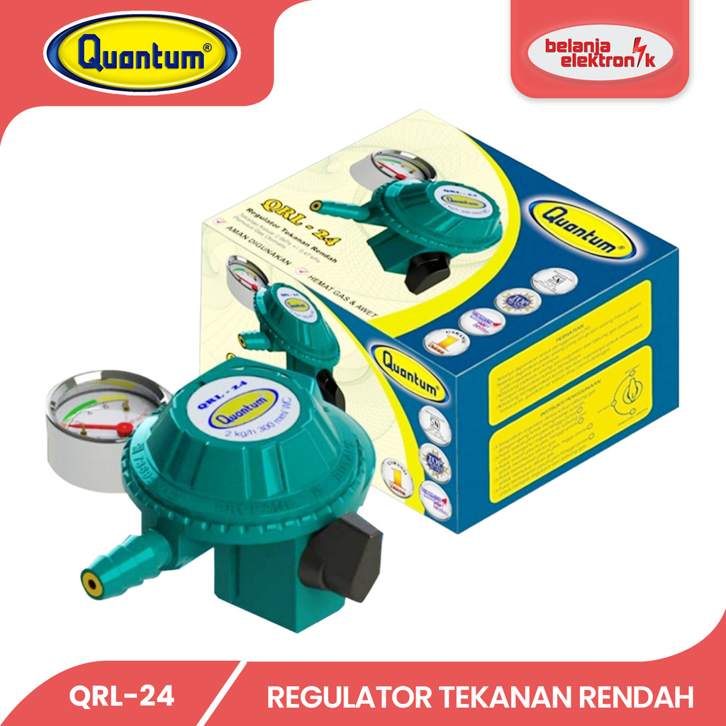 Jual REGULATOR GAS TEKANAN RENDAH DENGAN METERAN QUANTUM QRL-14 / QRL ...