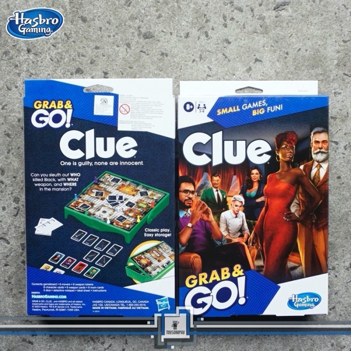 Jual Clue Grab and Go Board Game Cluedo Mystery Game Hasbro Gaming ...