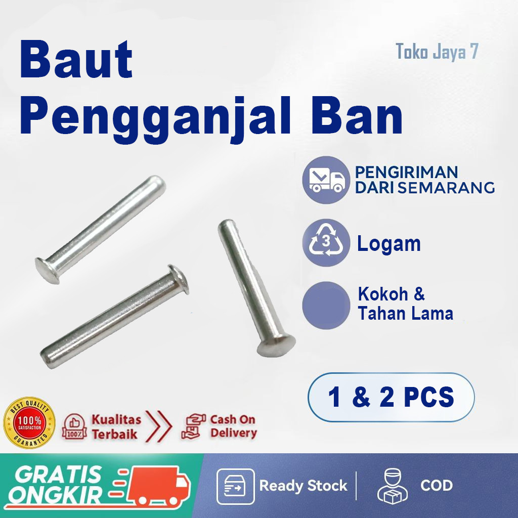 Jual BAUT PENGGANJAL BAN MOBIL / BAUT GANJALAN BAN MOBIL RUBBER WHEEL ...